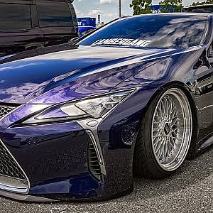 LEXUS LC500 Slammed Static Car - ドレフェス関西2022 | RacingWeb.NET | The ...
